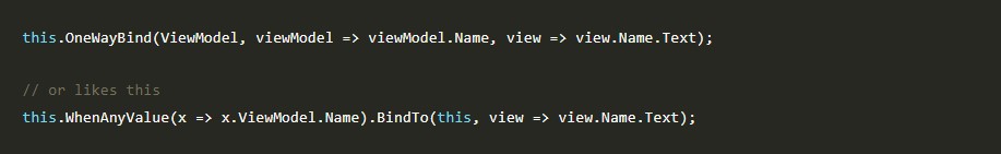 Binding in ReactiveUI. - Floating Cube Studios