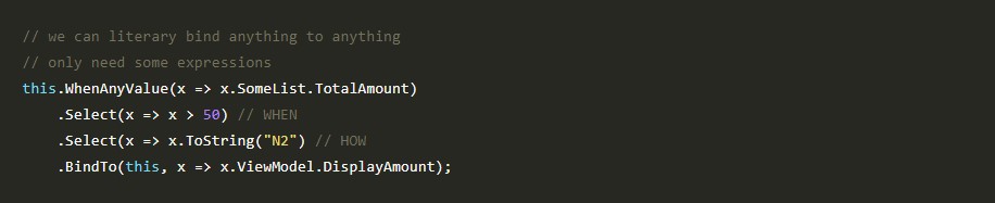 Binding in ReactiveUI. - Floating Cube Studios