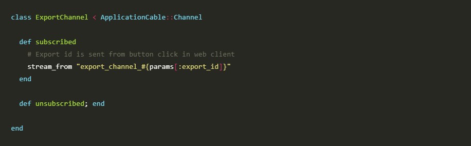 Export big csv with Rails Active Job and Action Cable - Floating Cube Studios