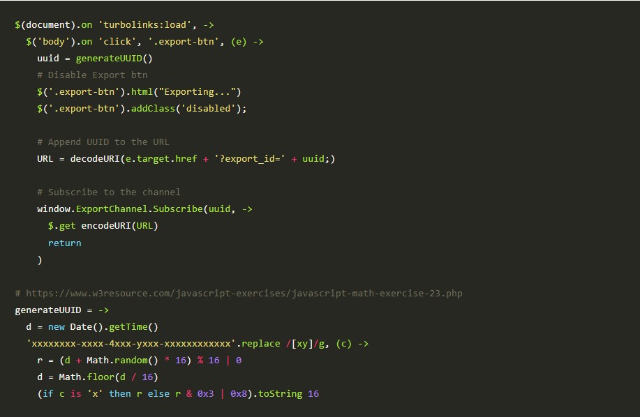 Export big csv with Rails Active Job and Action Cable - Floating Cube Studios